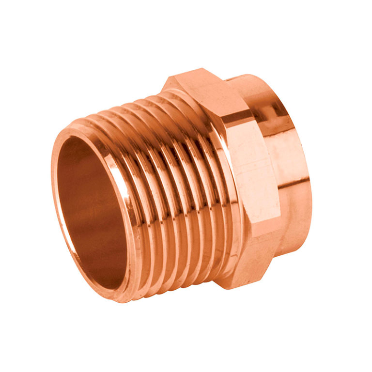 Conector de Cobre C x Rosca Macho 1-1/2″ (38mm) D520438 – Bedon