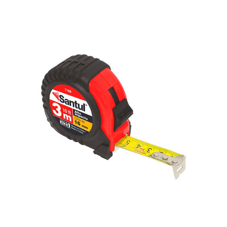 Flexómetro Alto Impacto 3 metros x 16mm Santul 7168 – Bedon