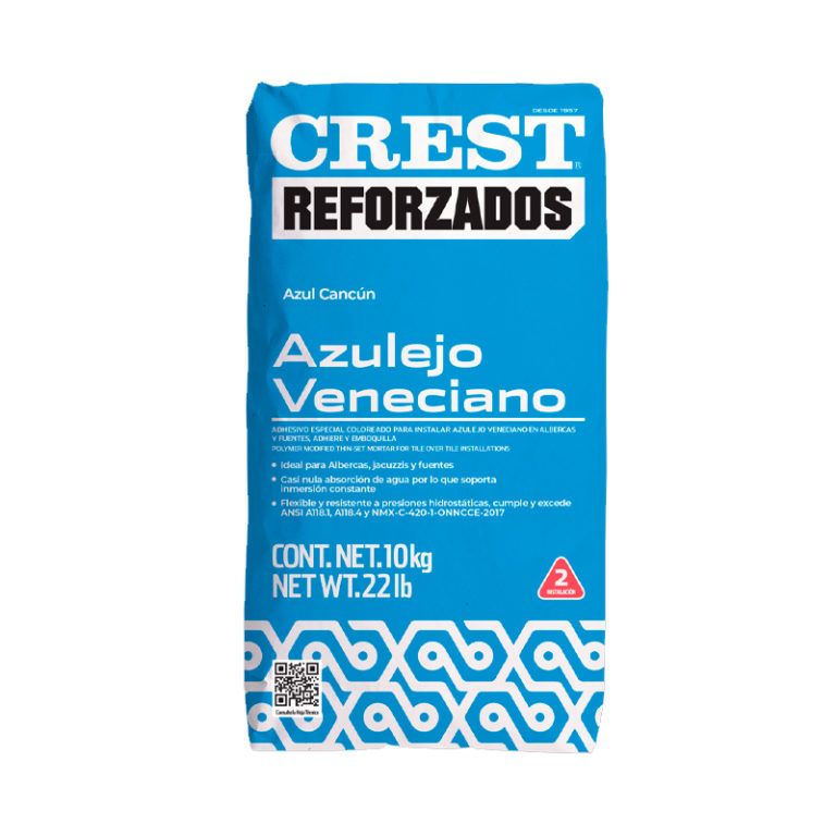 Crest Azulejo Veneciano Blanco 10 Kg – Bedon