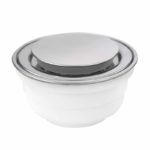 Coladera Universal con Push Redonda Minimalista Rejilla Acero ...