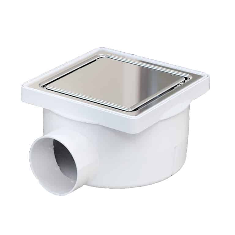 Cespol Bote Compacto Cuadrado Minimalista Rejilla Acero Inoxidable 1 ...