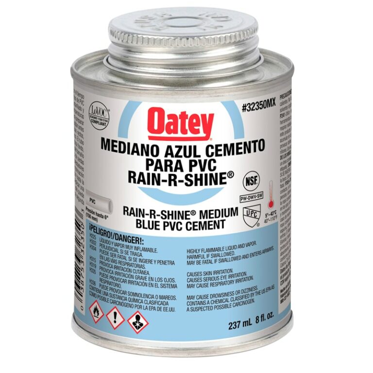 Cemento para PVC Azul Rain-R-Shine Oatey 473ml (16 Oz) 32351MX – Bedon