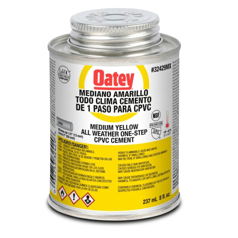 Cemento para CPVC Gold Flowguard Oatey 237ml (8 Oz) 32439MX – Bedon