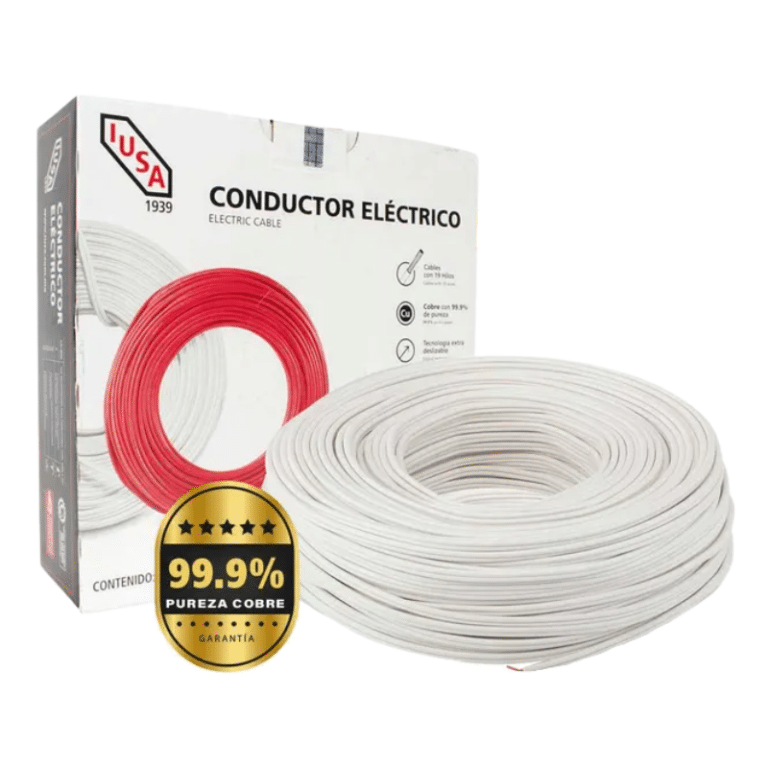 Cable THW-LS/THHW-LS CE RoHS Calibre 12 AWG Blanco Caja de 100 Metros ...