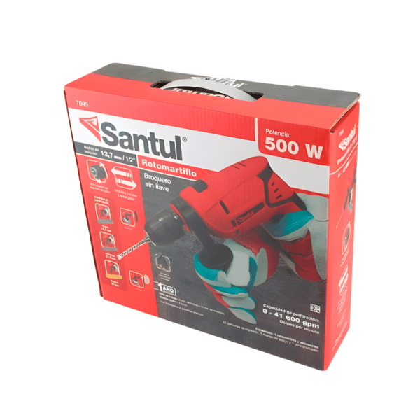 Rotomartillo de 1/2″ 500W Santul 7595 – Bedon