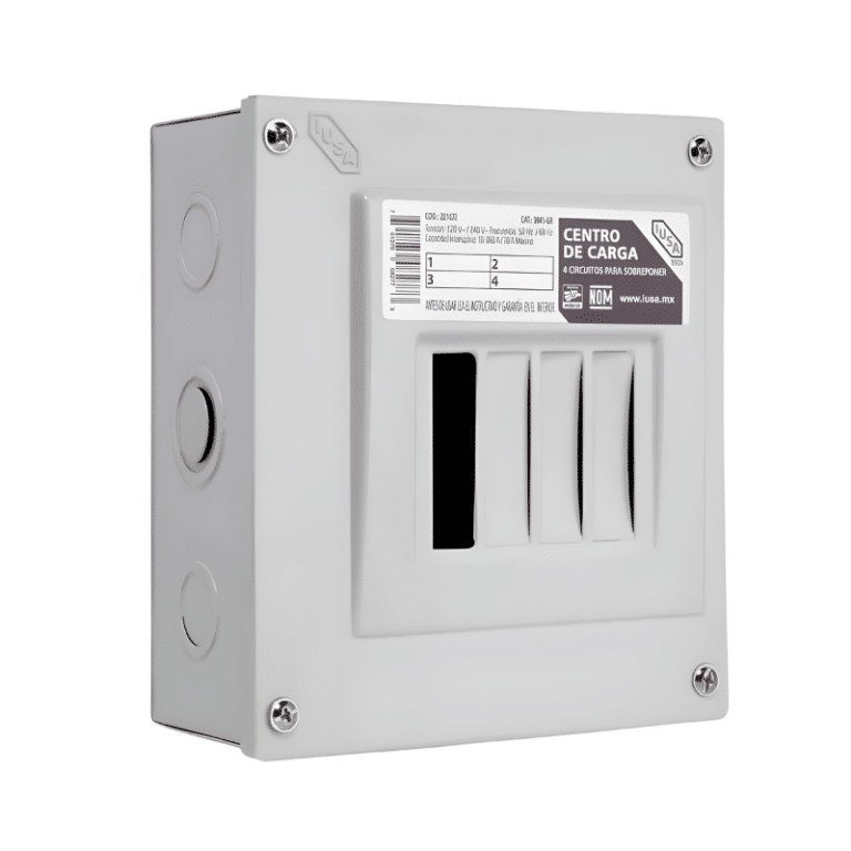 Centro de Carga Sobreponer 2 Fases 4 Polos 70A IUSA 221472 – Bedon