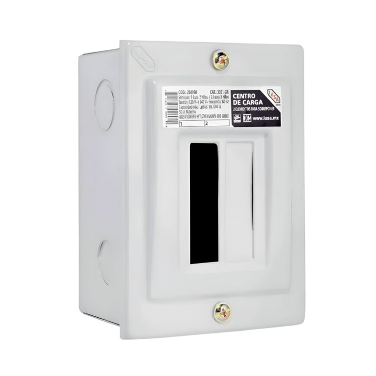 Centro de Carga Sobreponer 2 Fases 2 Polos 50A IUSA 325008 – Bedon