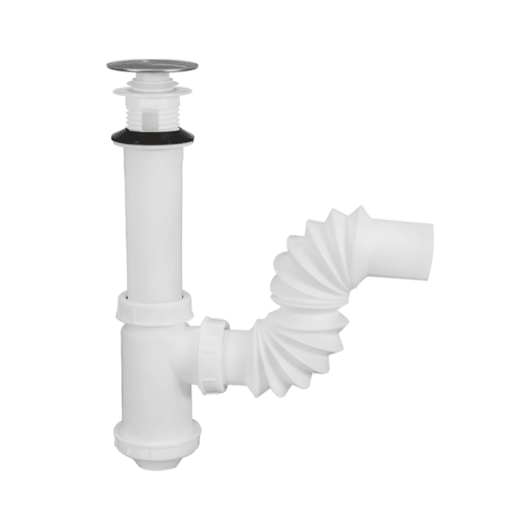 Cespol de Bote para Lavabo Incluye Contra de Push con Rebosadero 2218A ...