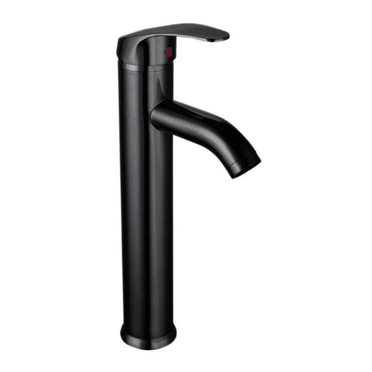 Monomando Alto para Lavabo Dublin Negro Metalflu 04182 – Bedon