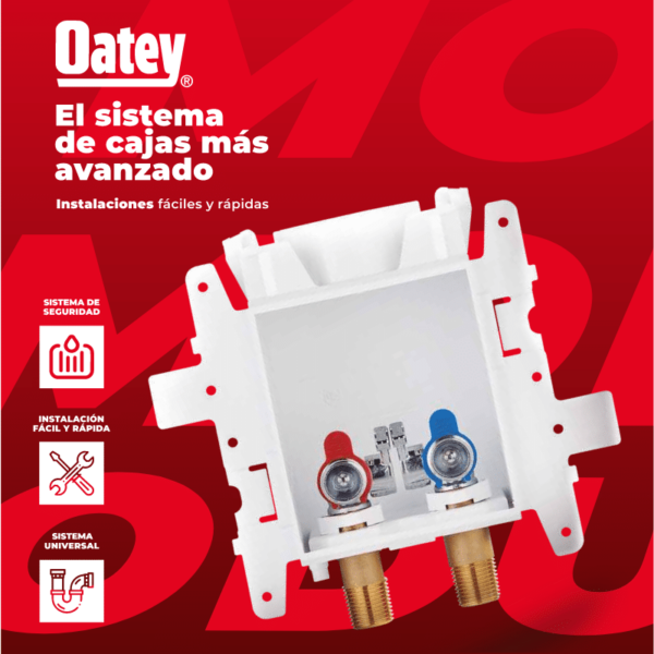 Caja Modular Suministro para Lavadora Oatey 37652 – Bedon