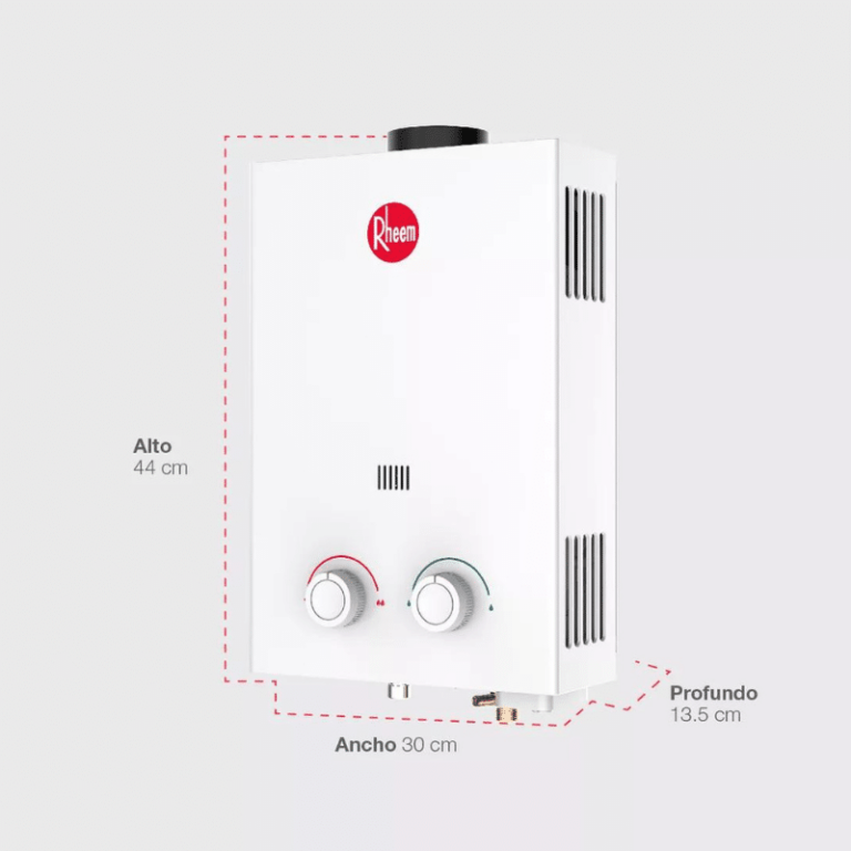 Calentador Instantáneo de 6 Litros/Min Gas LP 1 Servicio Rheem RHE ...
