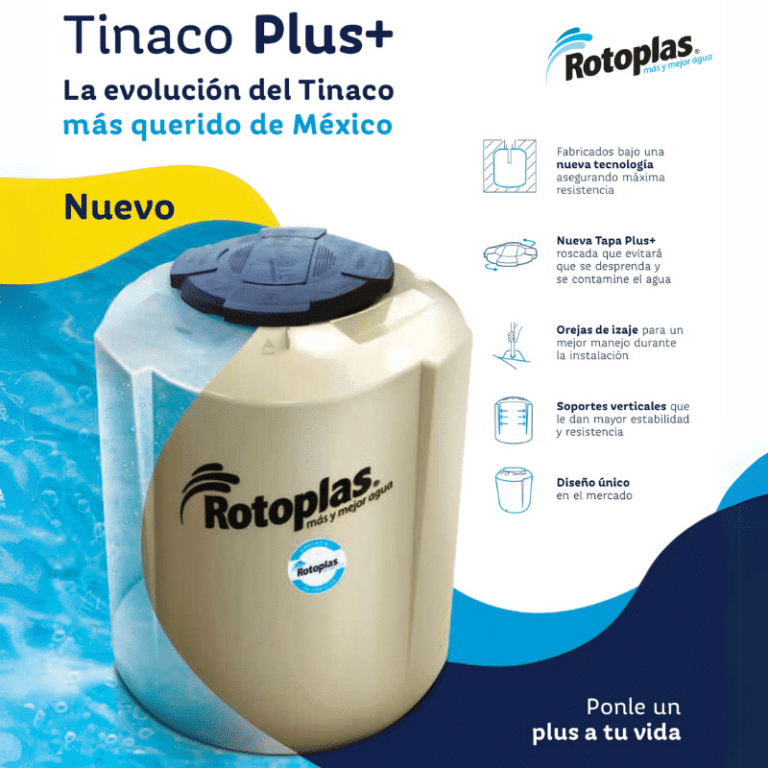 Tinaco Plus+ Tricapa Equipado 2000 Litros Rotoplas 500474 – Bedon