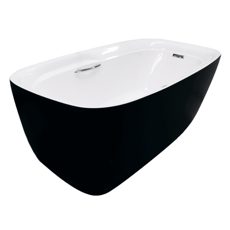 Tina Sencilla Negro/Blanco Tecnobath TH-004 – Bedon