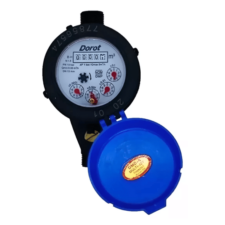 Medidor de Agua Multijet Chorro Múltiple 3/4″ Cuerpo de Nylon DMP Dorot ...